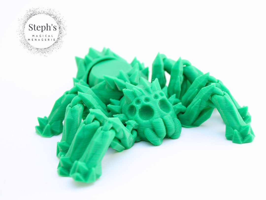 Articulated Spider Toy the Spinner Spyder With Sunken Eyes Cinderwing3d ...