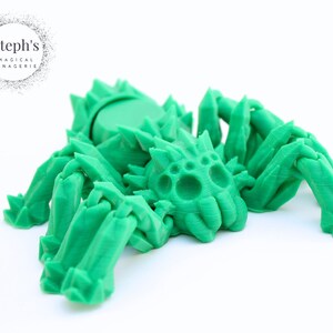 Articulated Spider Toy the Spinner Spyder With Sunken Eyes Cinderwing3d ...