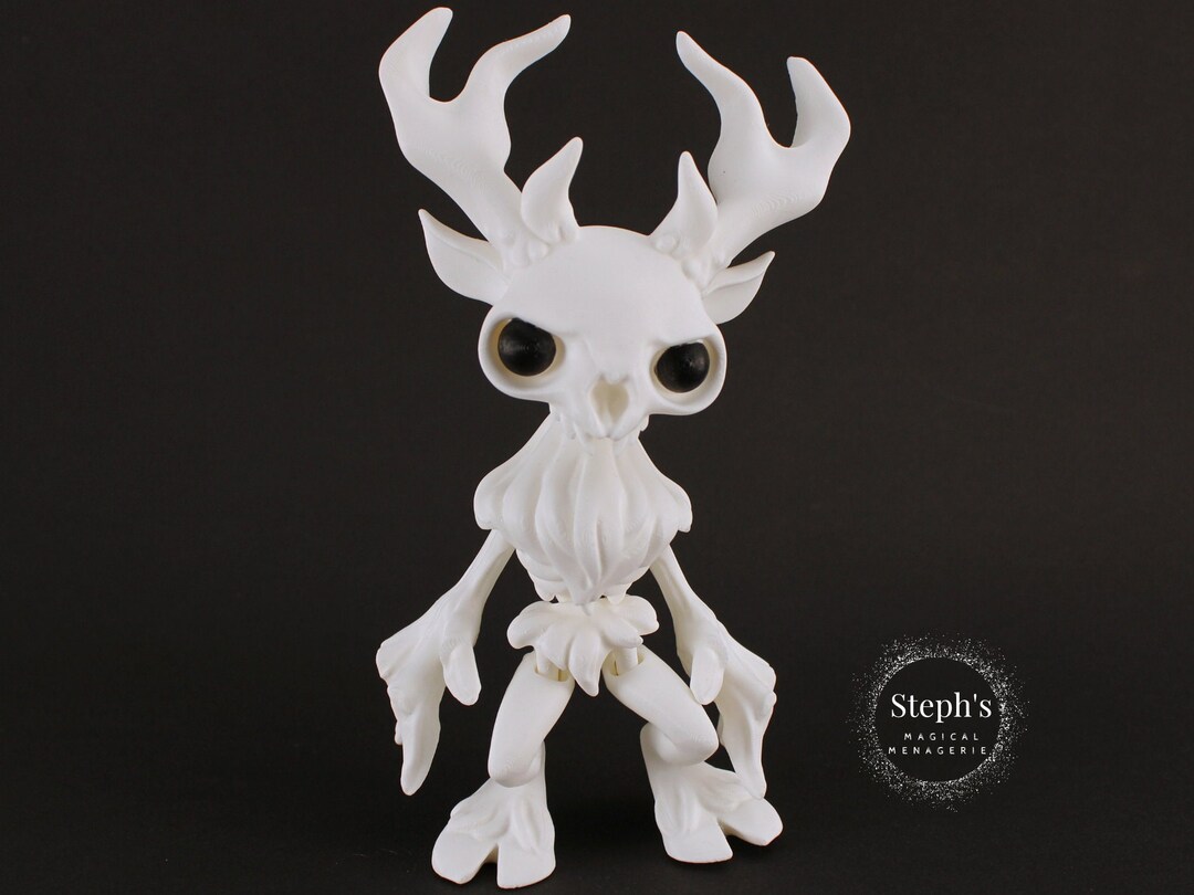 3D Printed Articulated Cryptid Wendigo Twisty Prints Articulated Fidget ...