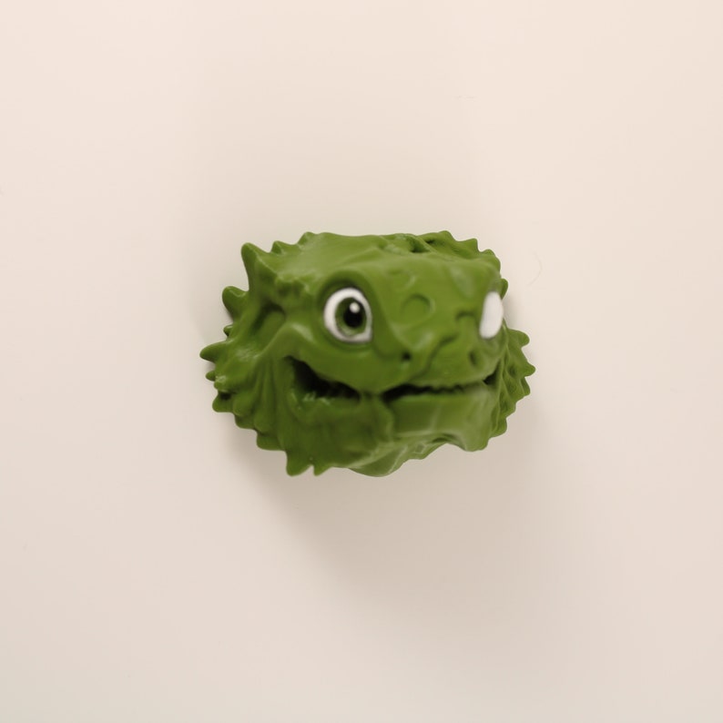 3D Printed Magnet Zombie Bearded Dragon Zombeardie - Etsy