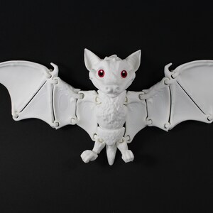 3D Printed Bat Toy Fruit Bat With Flexible Wings - Etsy
