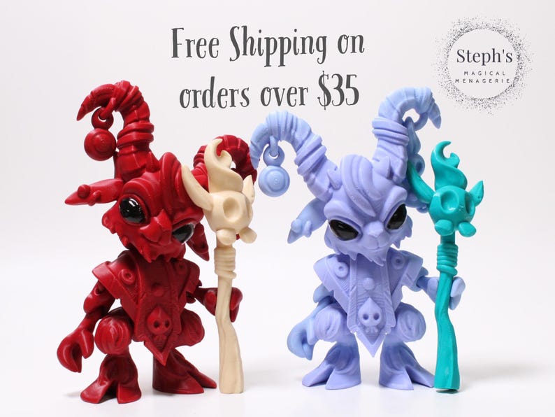 Hellspawn Goat | Cryptid Ram Figurine | Hand-painted | Made-to-order ...
