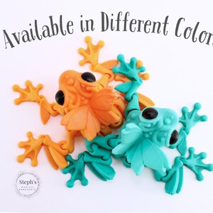 3D Printed Frog | Flutter Frogs | Butterfly Frog | Frog With Wings | Hand-painted | Made-to ...