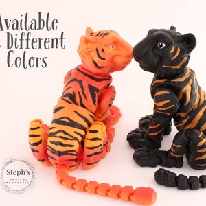 Tiger | Exotic Feline Figurine | Hand-painted | Made-to-order ...