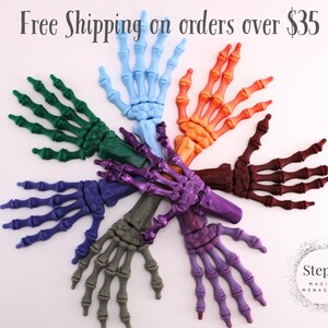 Articulated Skeleton Hand | Skeleton Hand Keychain | Skeleton Hand ...