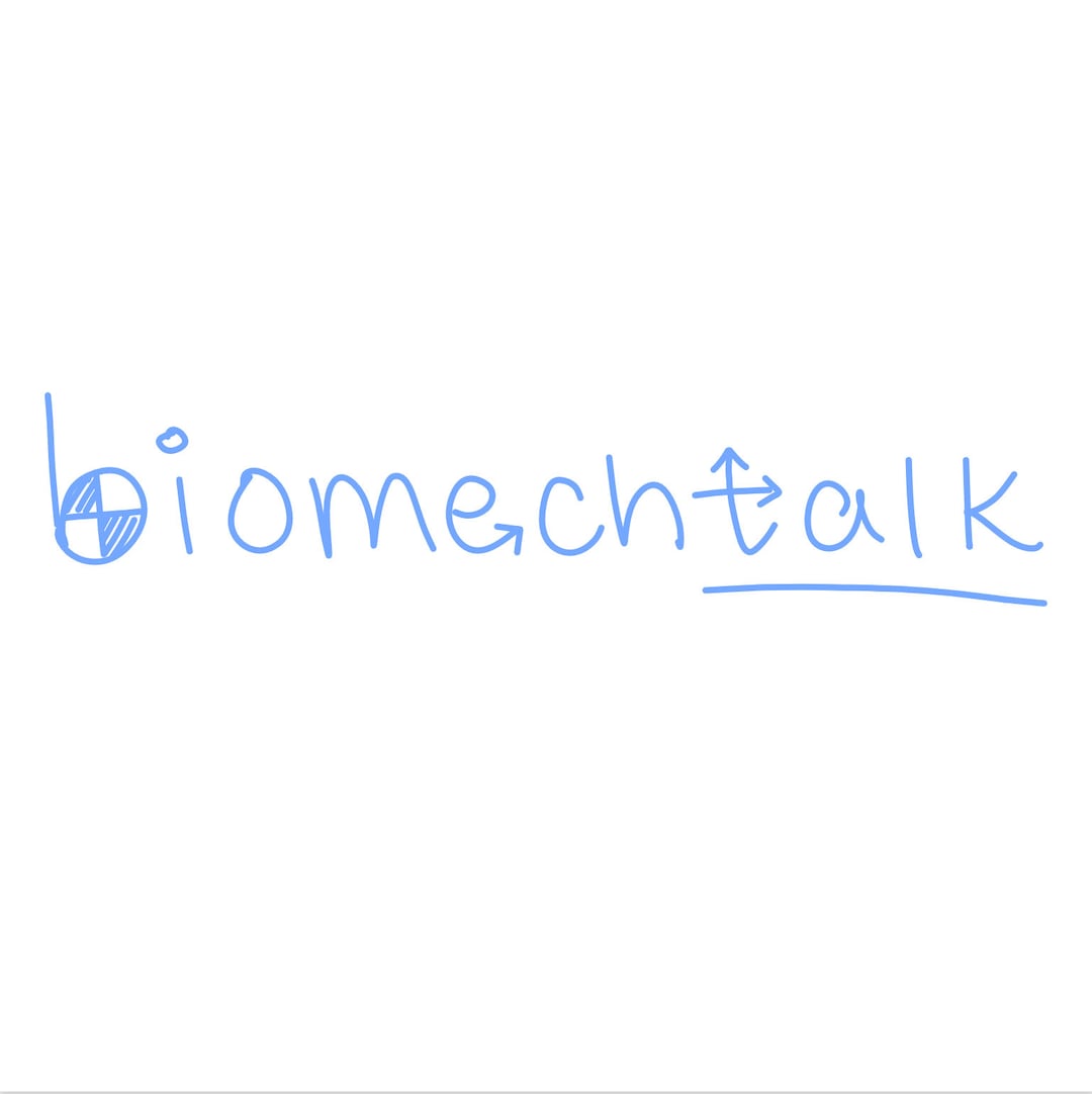 Biomechtalk Logo Digital Stickers | Pre-cropped Stickers | Hand-drawn ...