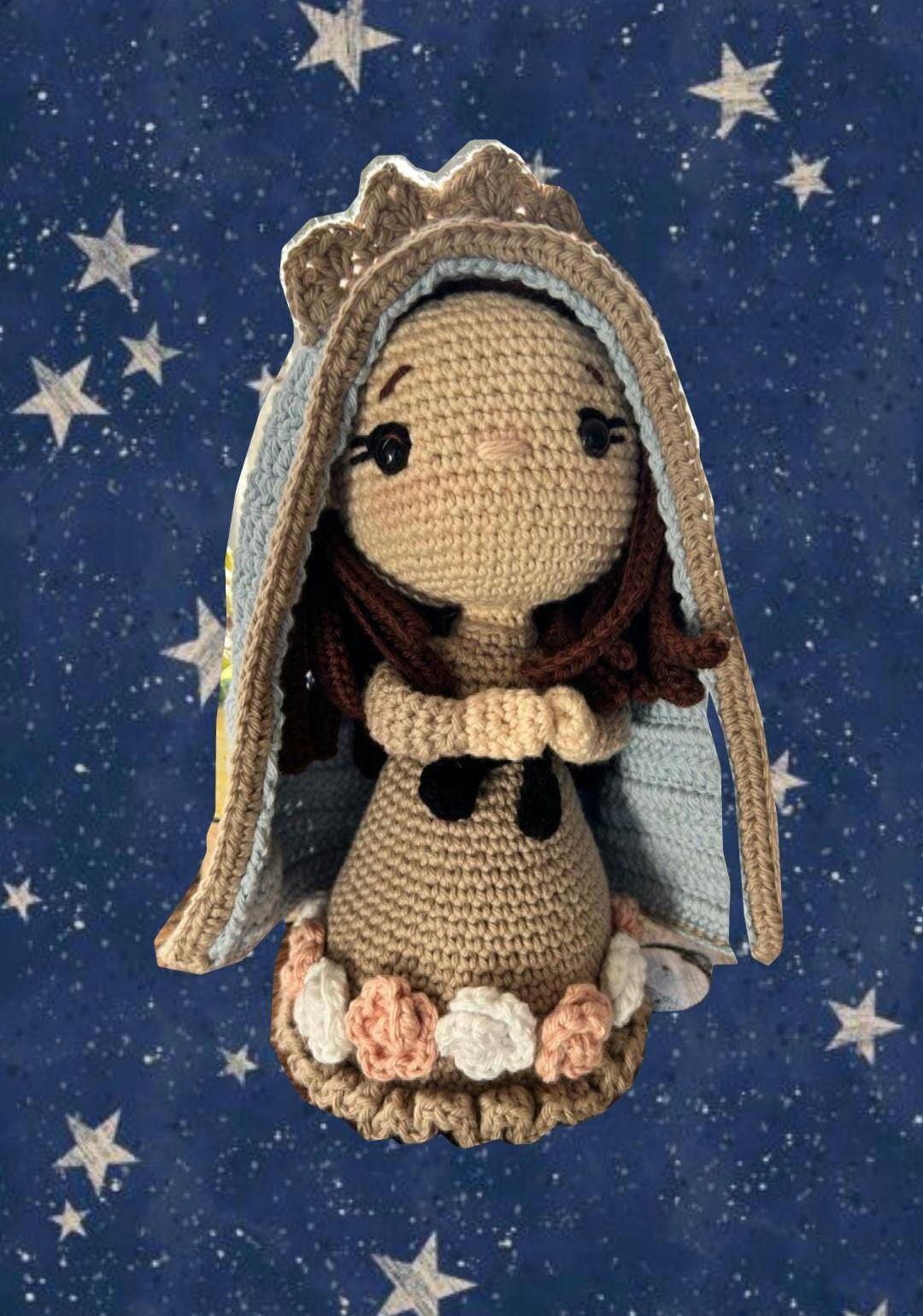 Crochet Virgin Religious Doll - Etsy