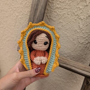 Crochet Virgin Religious Doll Virgencita - Etsy