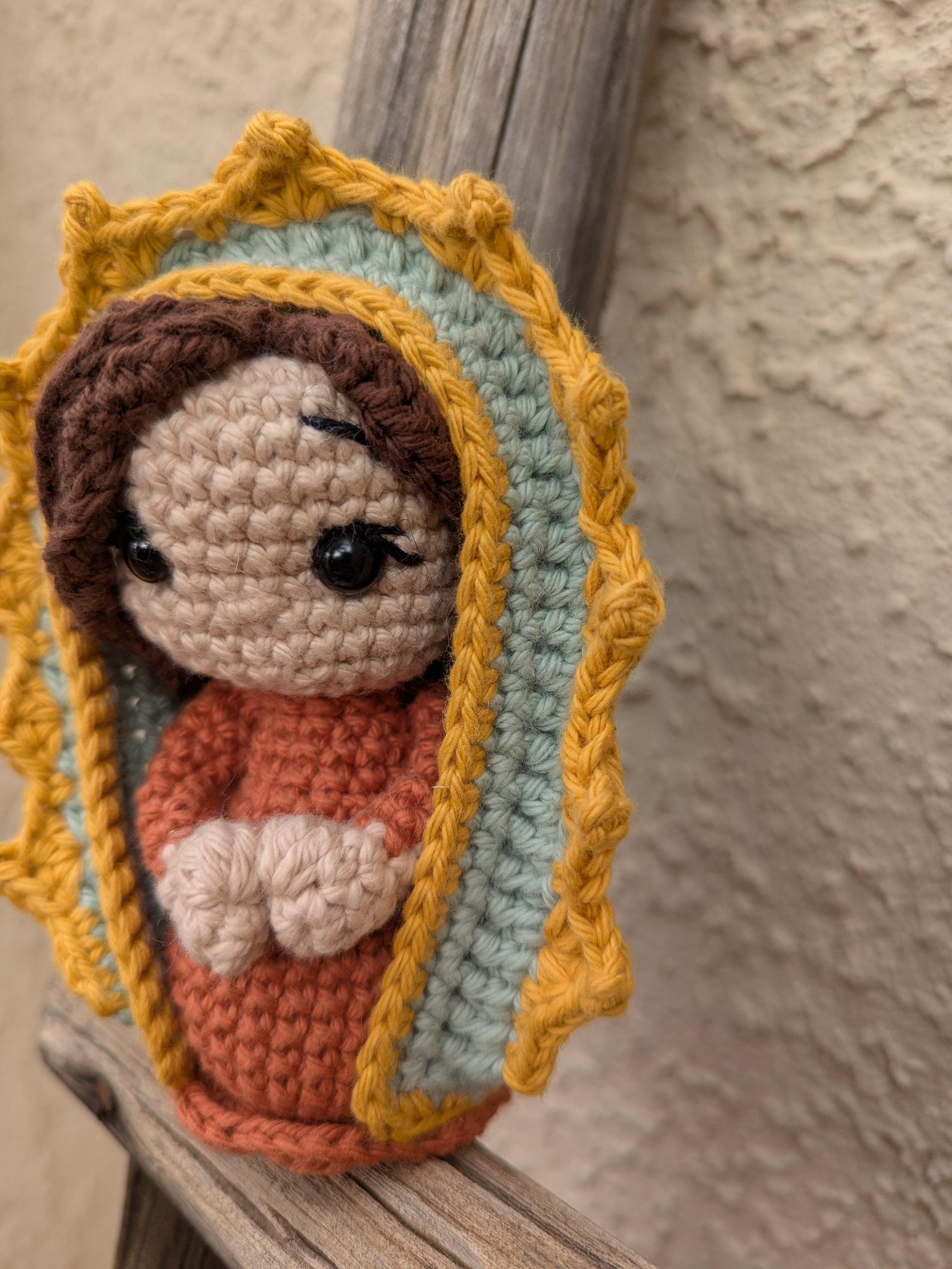 Crochet Virgin Religious Doll Virgencita - Etsy