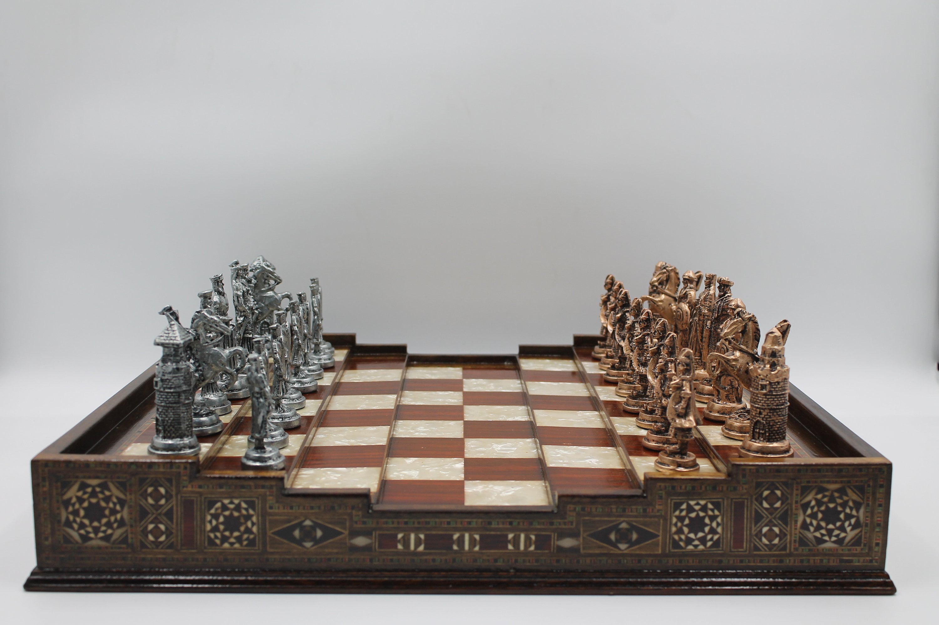 Fancy Chess Board With Pieces