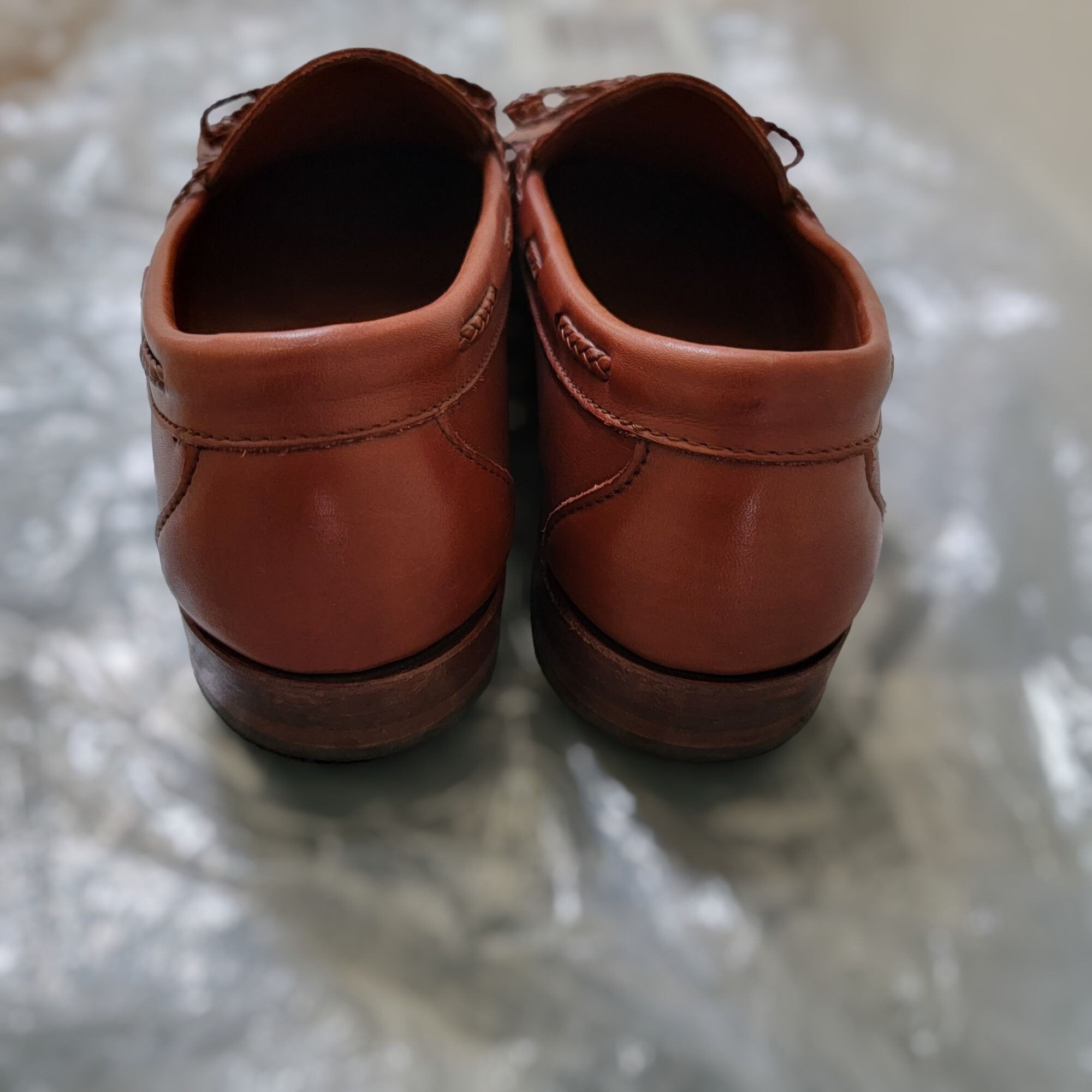 Allen Edmonds Men's Woodstock Loafers Kiltie Braided Tie Vibram Sole ...