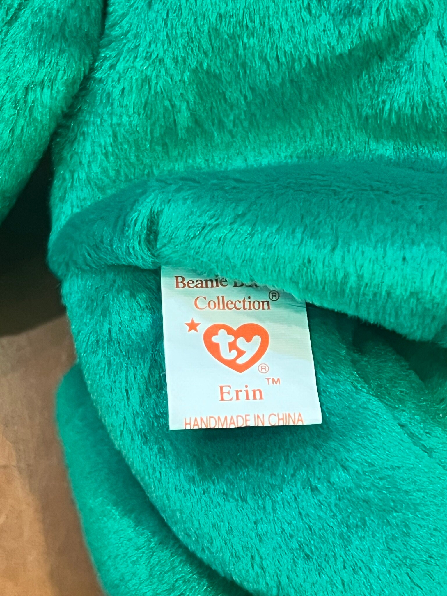 Rare Erin Beanie Baby - Etsy