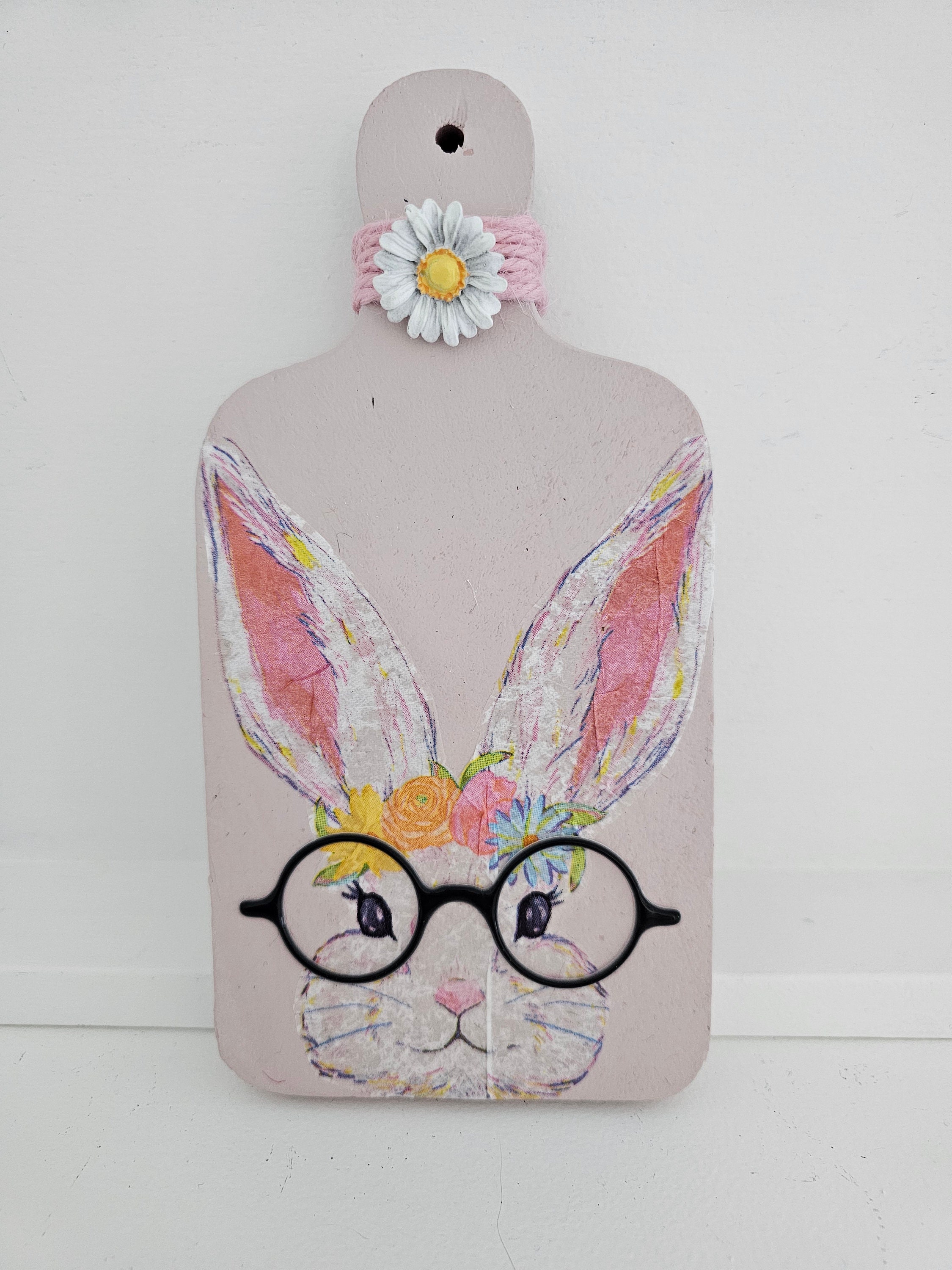 Home/wall Decor, Mini Cutting Boards, Farmhouse, Decoupage, Bunny ...