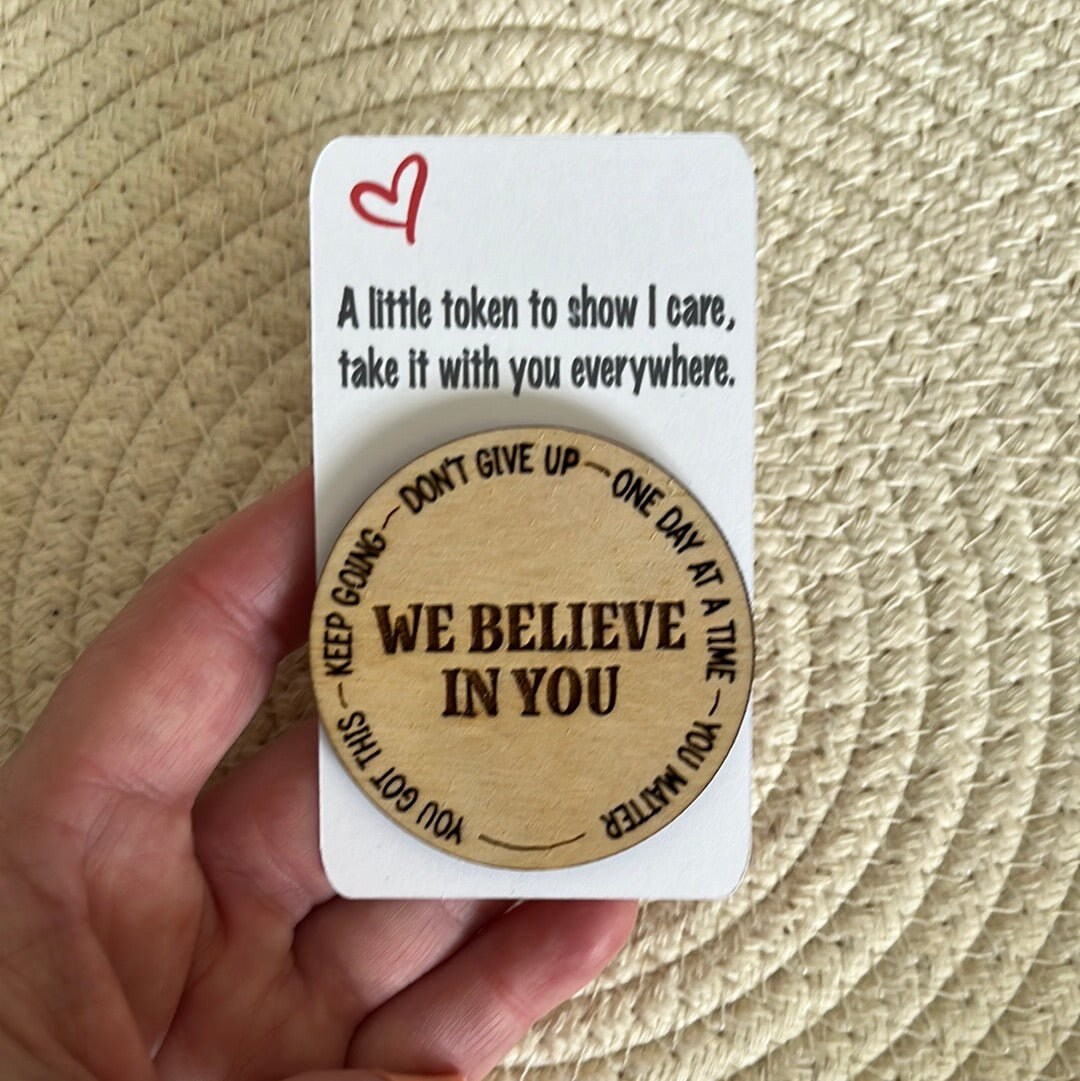 Pocket Tokens, Encouragement Tokens, Morale Boosters, Pocket Hugs, 2 ...