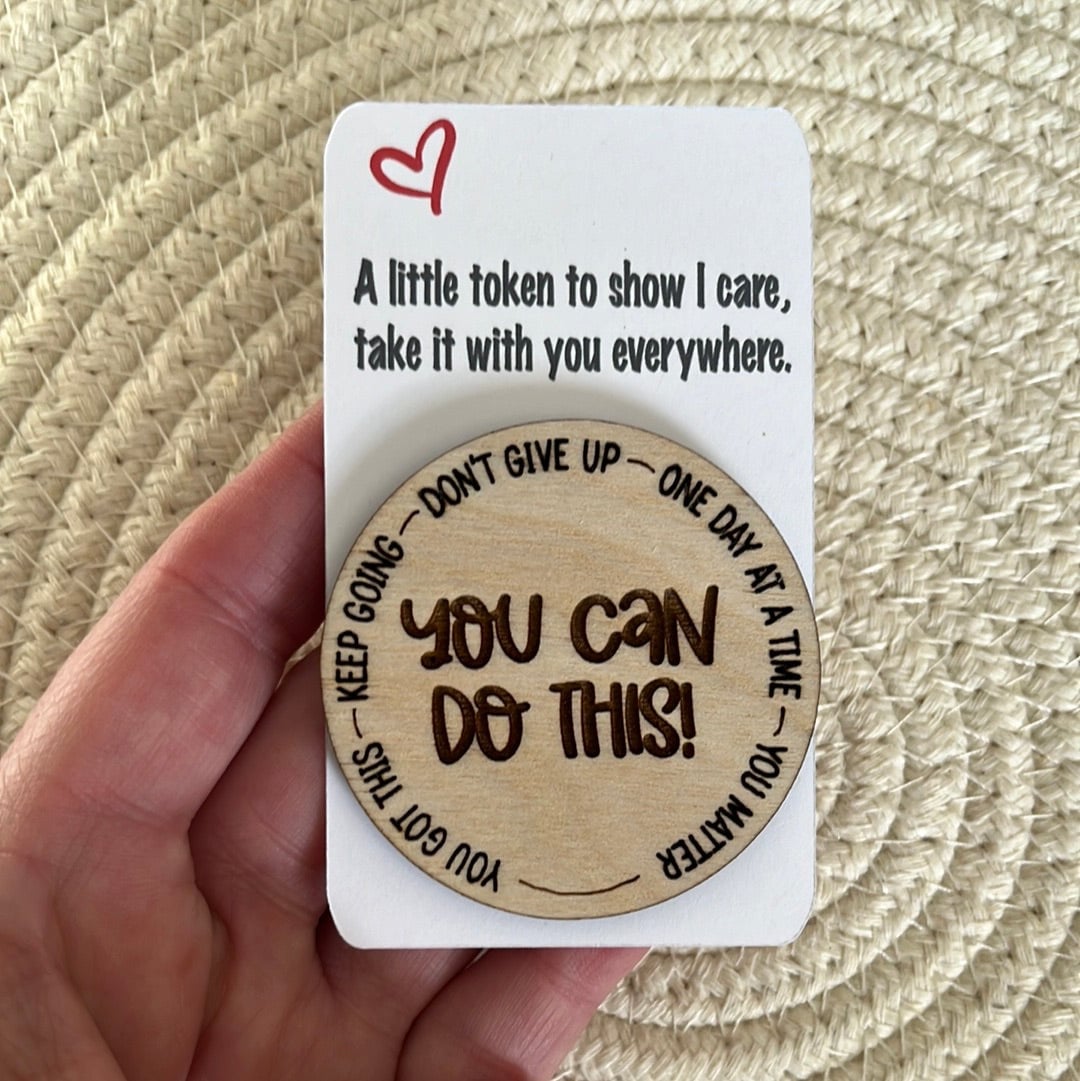 Pocket Tokens, Encouragement Tokens, Morale Boosters, Pocket Hugs, 2 ...