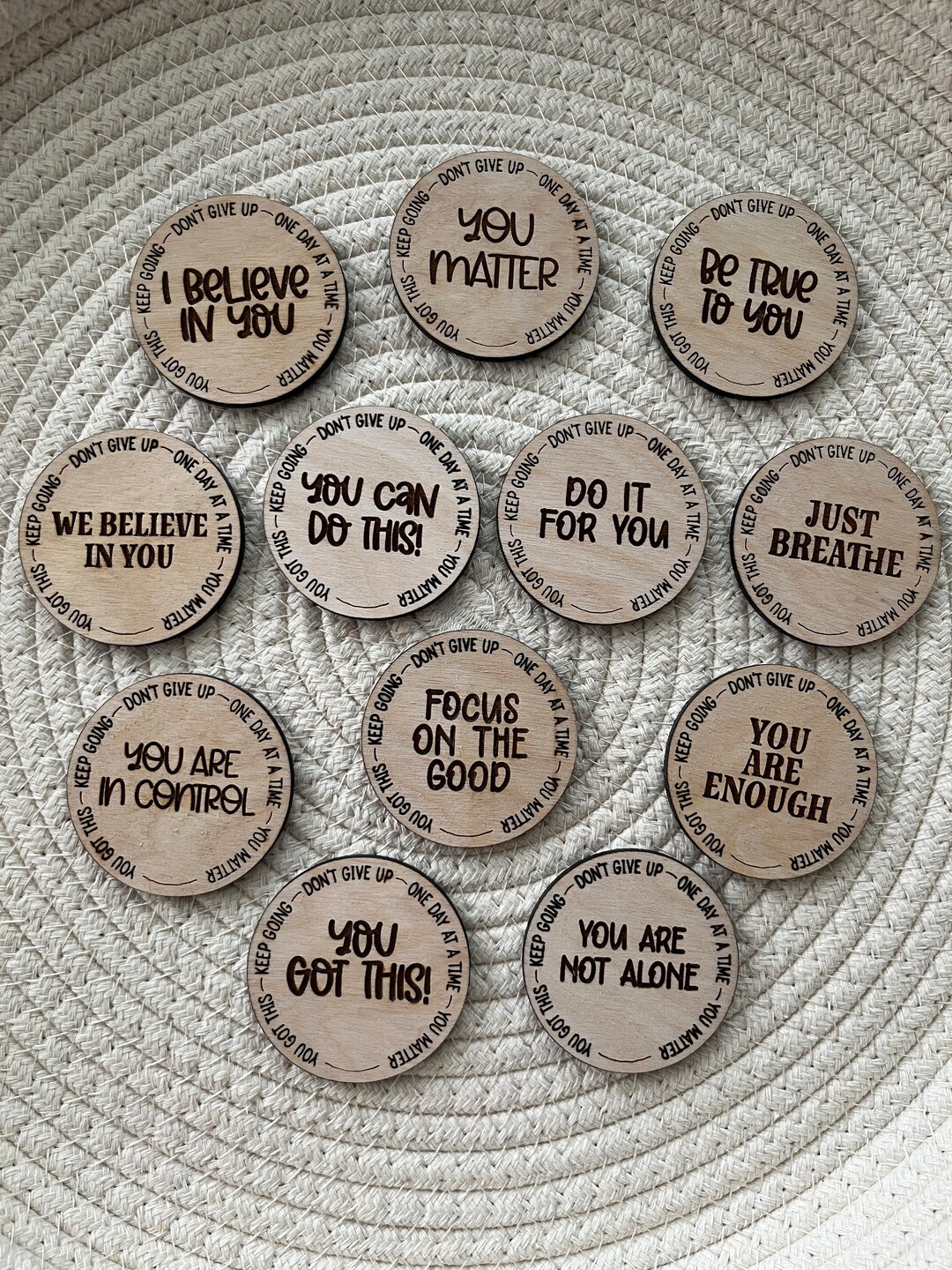 Pocket Tokens, Encouragement Tokens, Morale Boosters, Pocket Hugs, 2 ...
