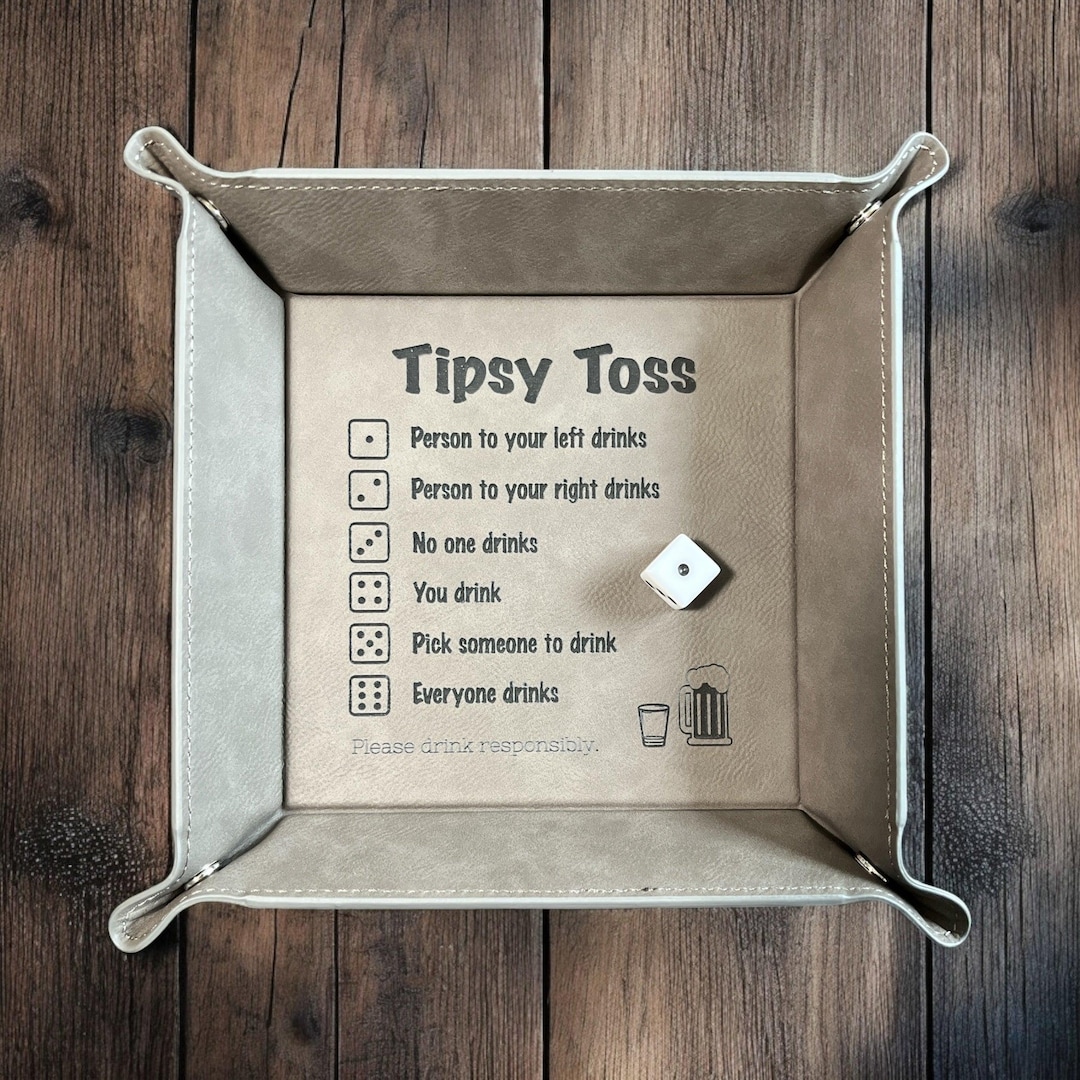 Tipsy Toss Dice Game - Drinking Games 21+ Years of Age - Etsy