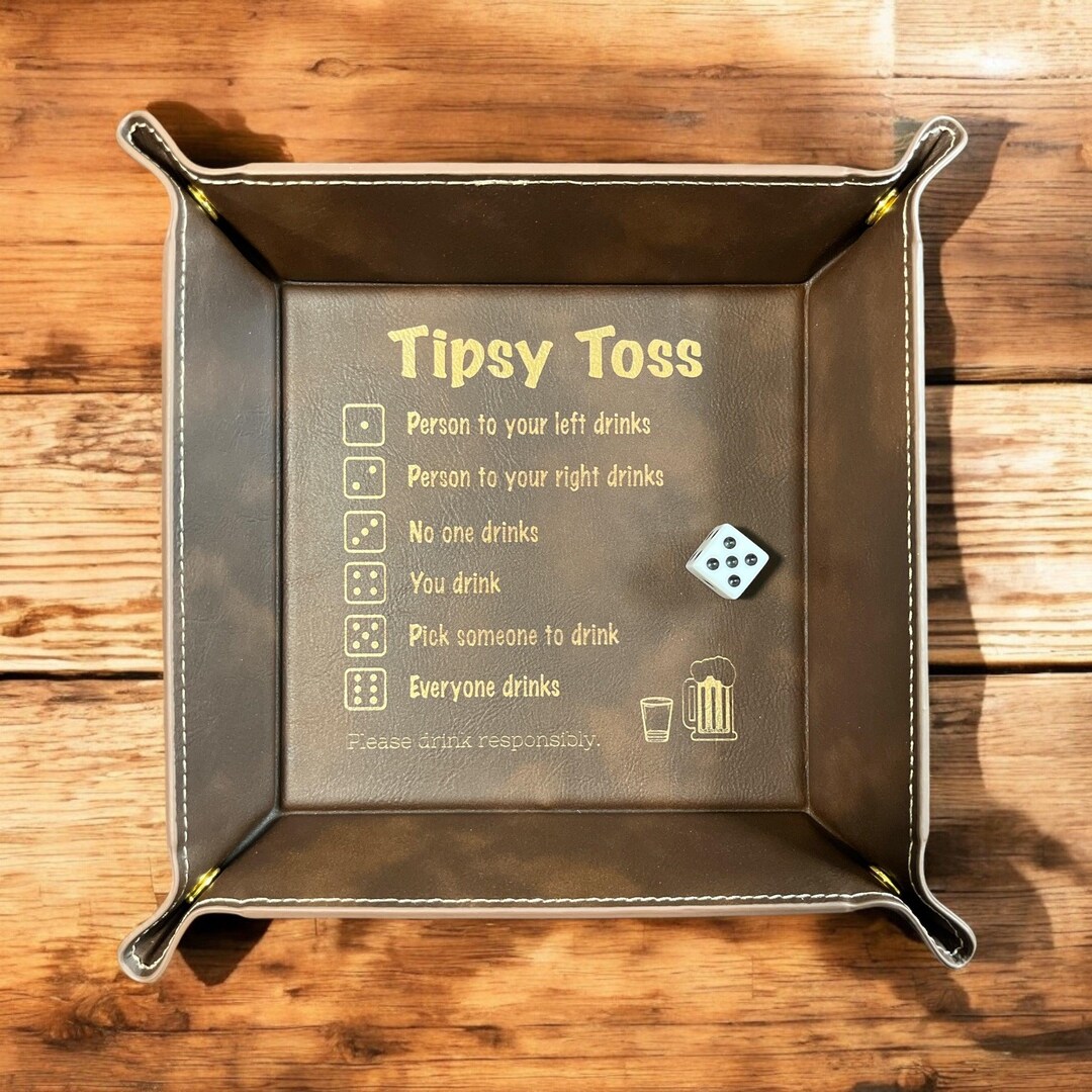 Tipsy Toss Dice Game, Dice Game for Bachelor/bachelorette Parties ...