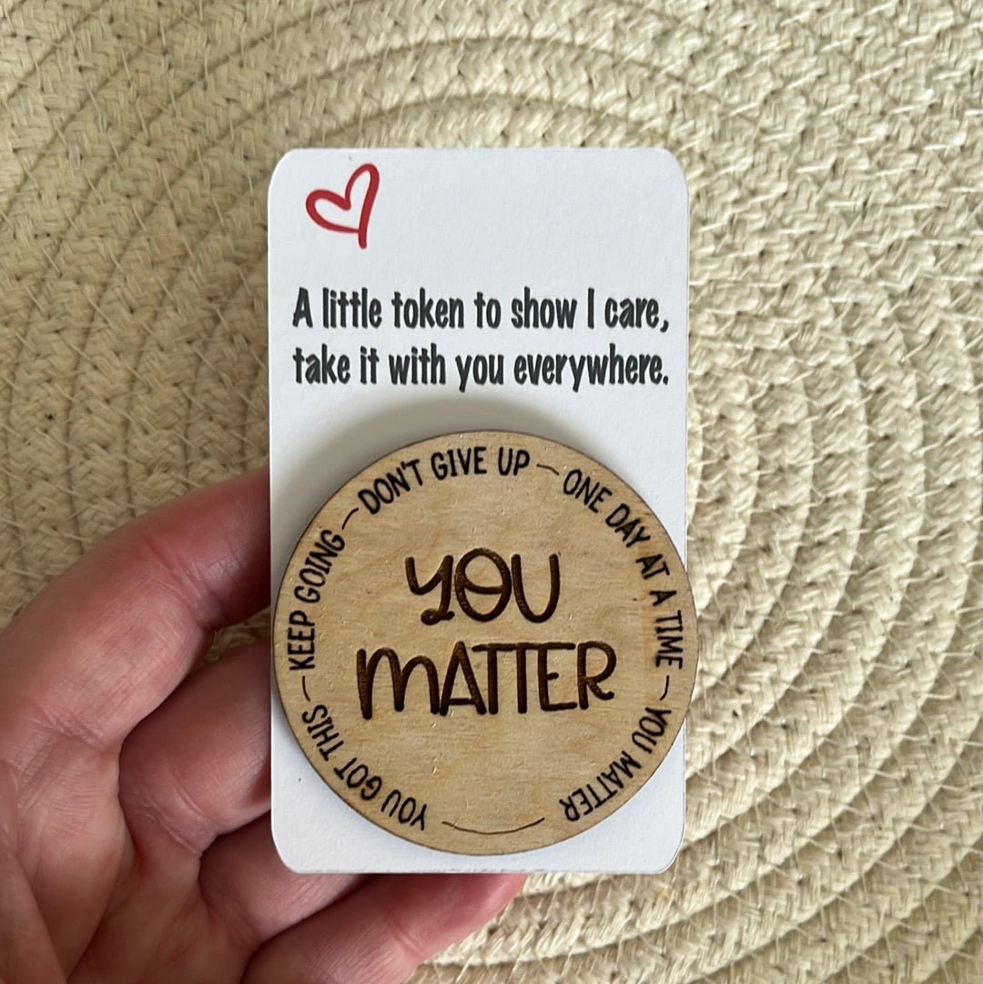 Pocket Tokens, Encouragement Tokens, Morale Boosters, Pocket Hugs, 2 ...