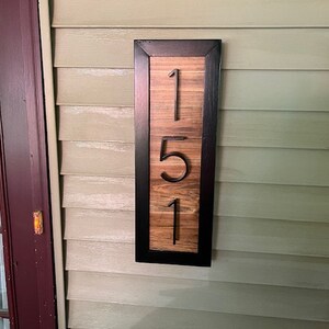 New! Beautiful Street Number House Sign Handcrafted - Etsy