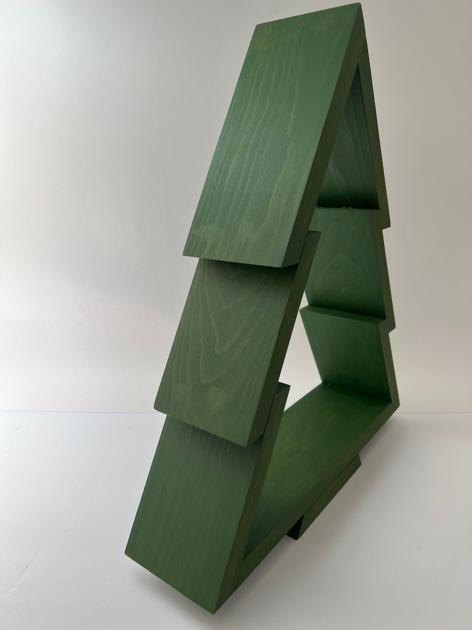 Wooden Christmas Tree Solid Pine Handcrafted Christmas Decor ...