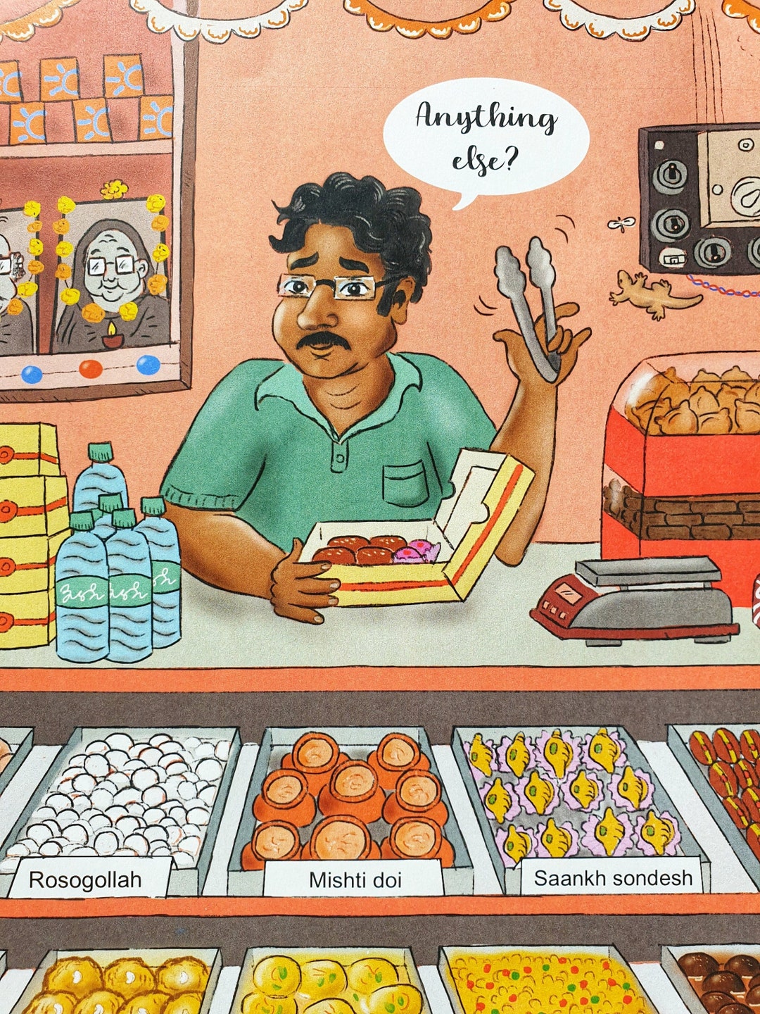 India Sweets Art Bengali Mishti Kolkata Art Indian Sweets Food Art A4 ...