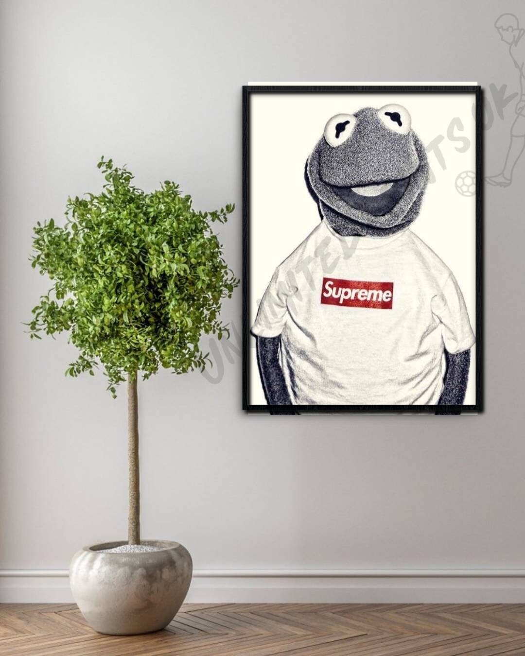 Hypebeast Kermit Frog Poster , Hypebeast Wall Art , Hypebeast Poster ...