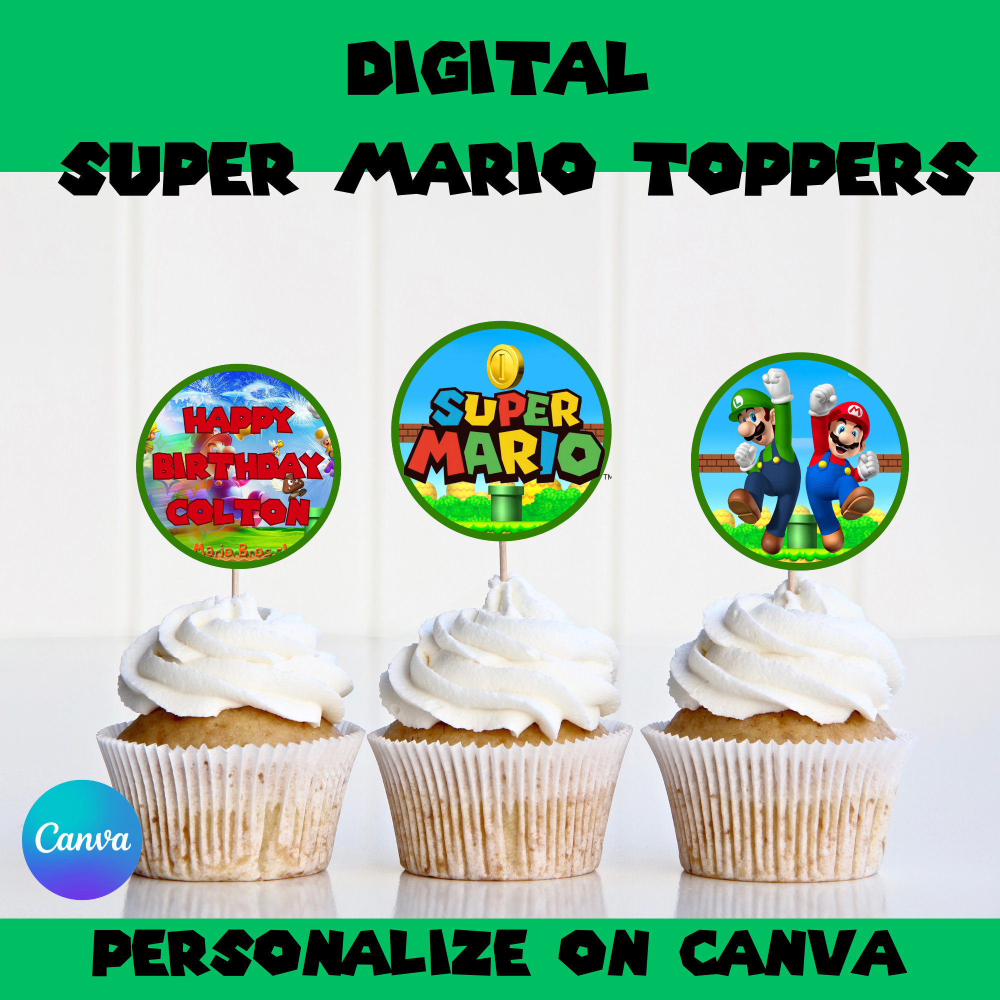 Super Mario Bros Movie, Super Mario Bros Party Favor, Super Mario ...