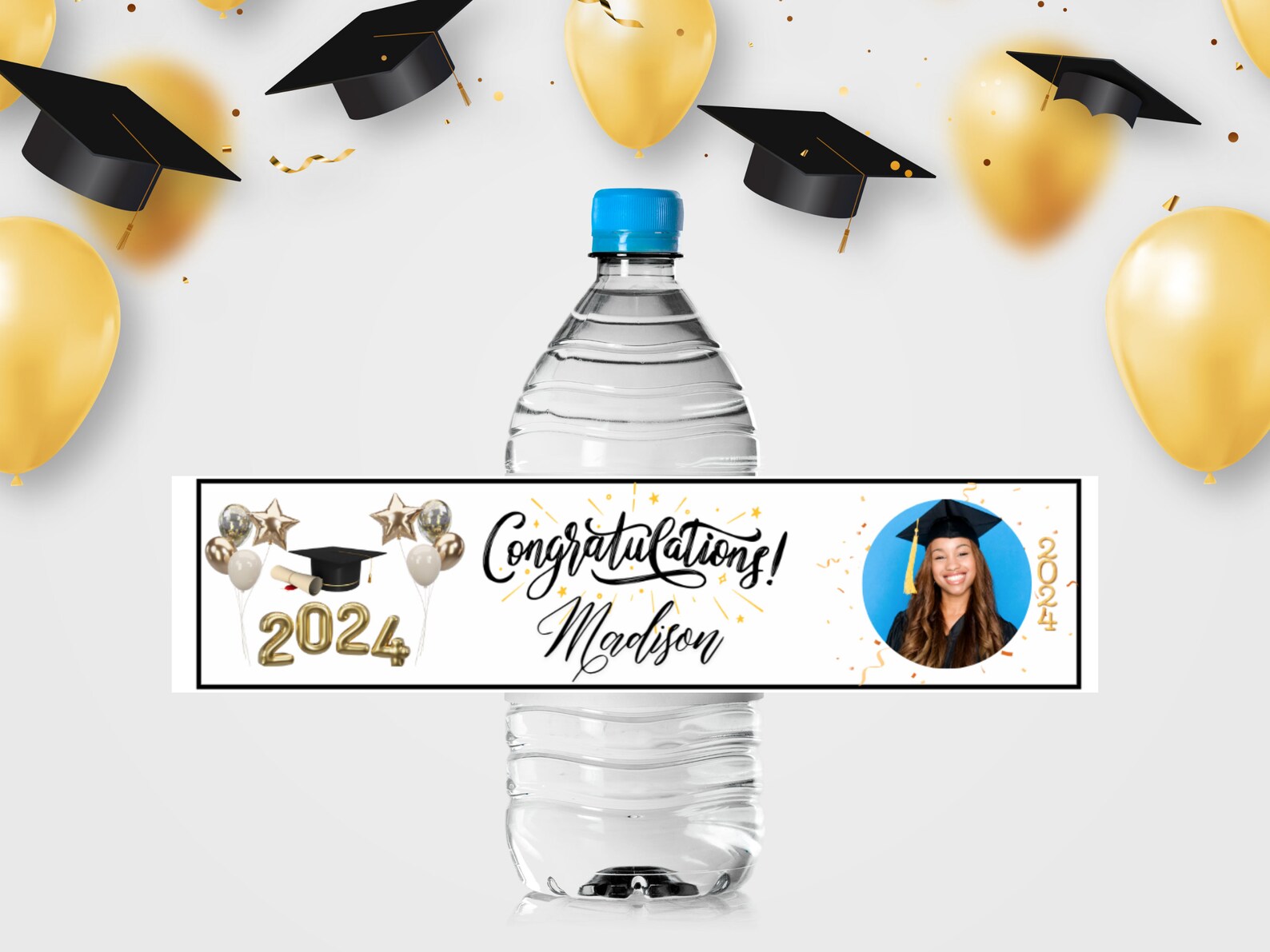 Graduation Water Bottle Label Graduation Party Water Bottle Label ...