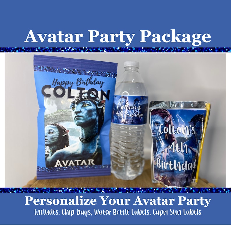 Avatar the Way of Water, Party Package, Avatar Birthday Party, Avatar ...