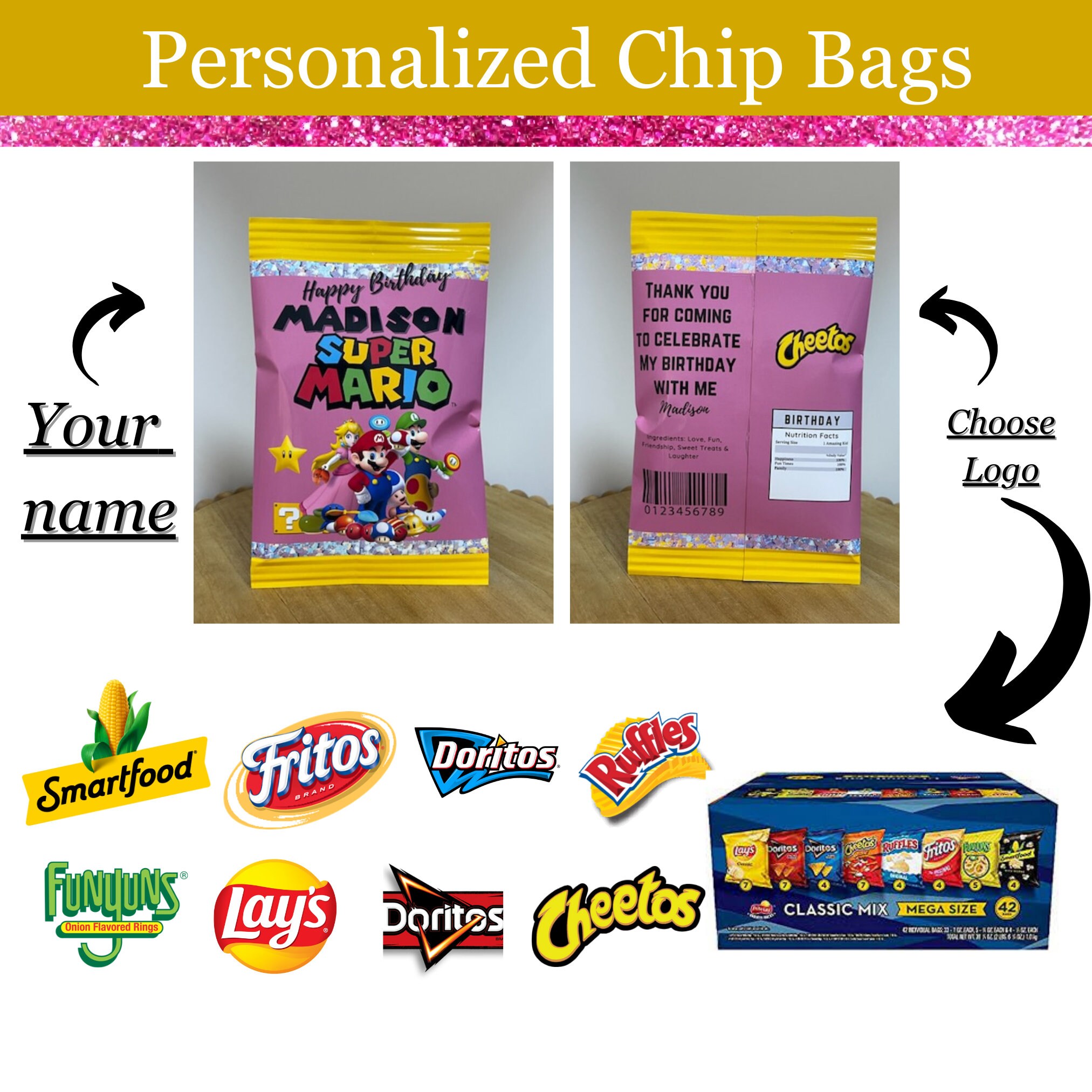 Super Mario Party Package/ Party Package/ Birthday Party/ Peaches Party ...