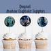 Digital Avatar Cupcake Toppers/ Printable/toppers/ Canva Editable ...