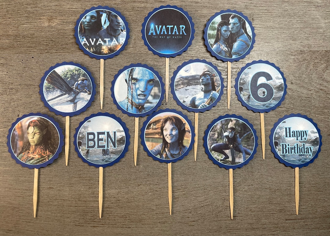 Avatar Toppers/ Avatar the Way of Water/avatar/ Avatar Birthday Favors ...