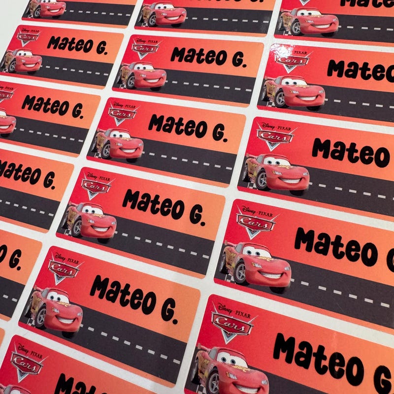 Cars Movie Car Track - Etsy