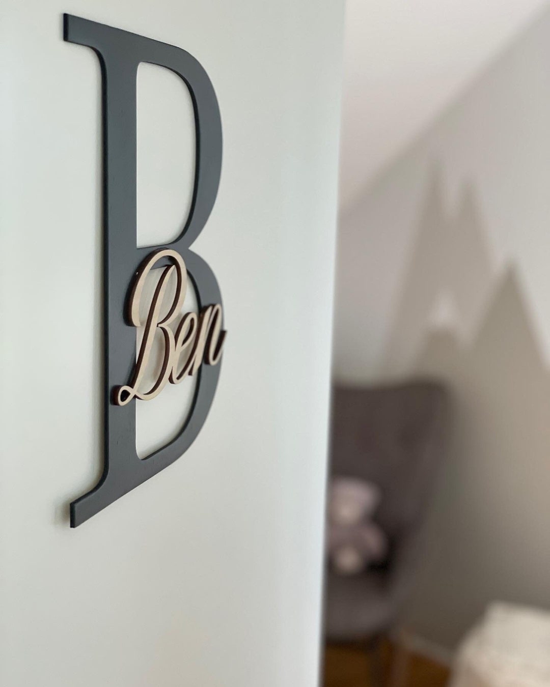 Personalized Door Sign Name Tag Wall Decoration Wall Sign Children's ...