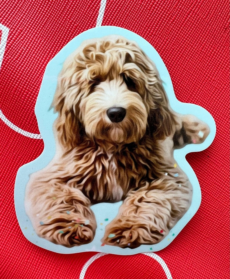 Goldendoodle Sticker - Etsy