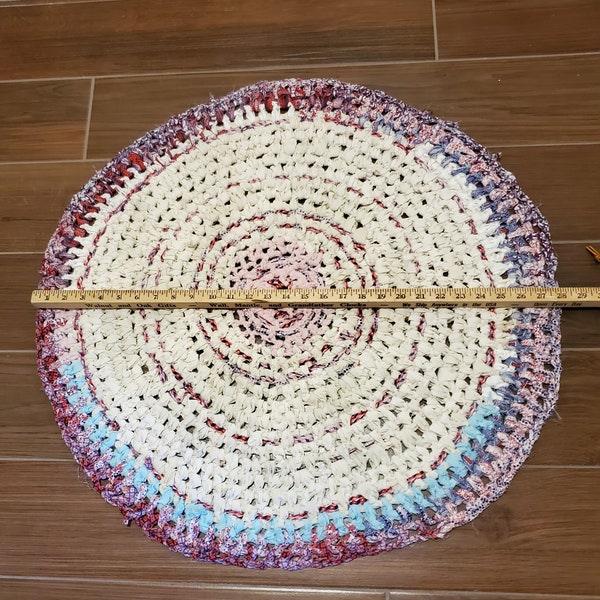 Crocheted Rag Rug - Etsy