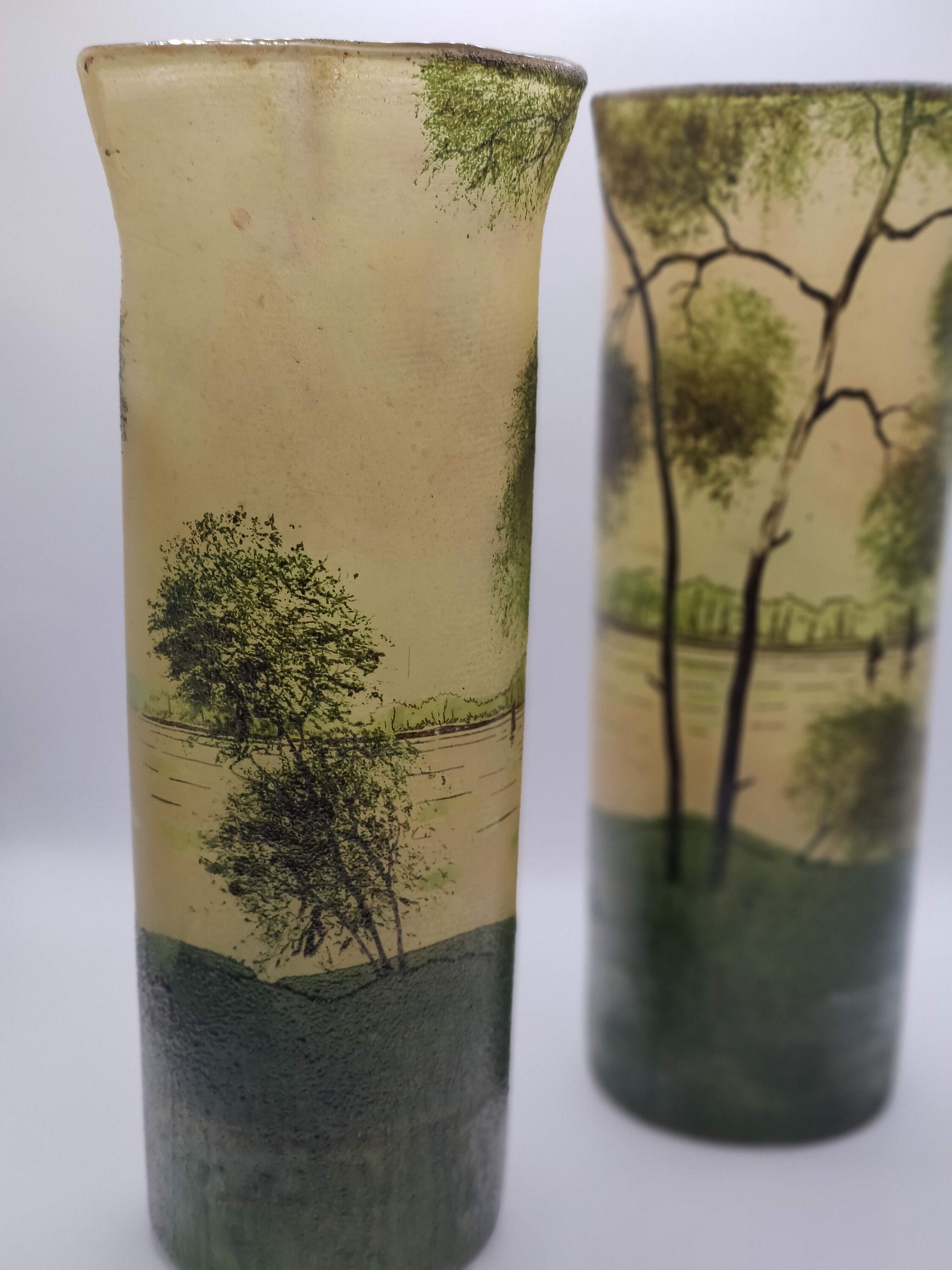 Vintage Set of Legras Vases - Etsy Australia