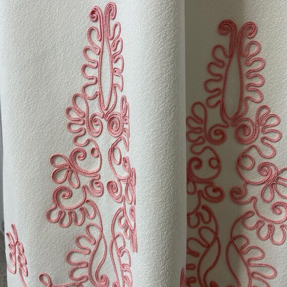 Vintage 1960's Edith Flagg Pink and White Sleeveless … - Gem