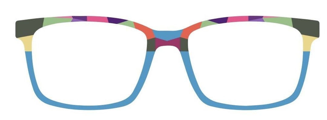 Colorfull Blocks Toppers Full and Split Available in All - Etsy