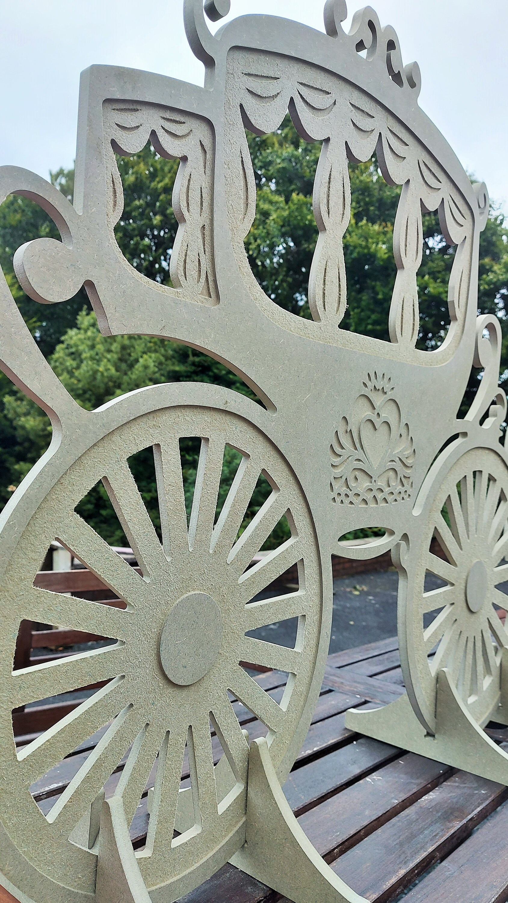 DXF Freestanding Princess Carriage Digital File/ Dxf File/ Svg File ...