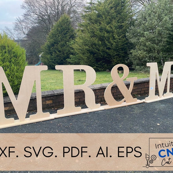 Mr and Mrs Letters - Etsy