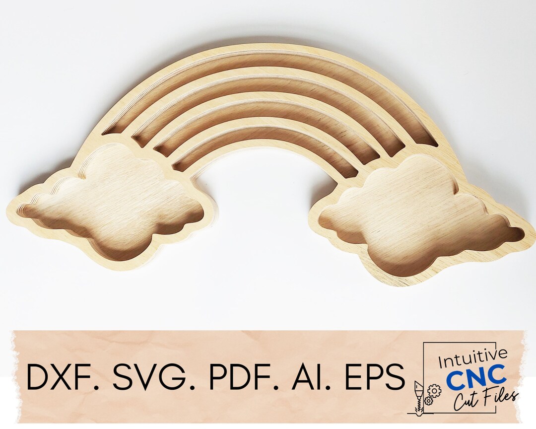 DXF Rainbow/ Fillable Rainbow Shape File/ Svg Rainbow File/ Cri-cut ...