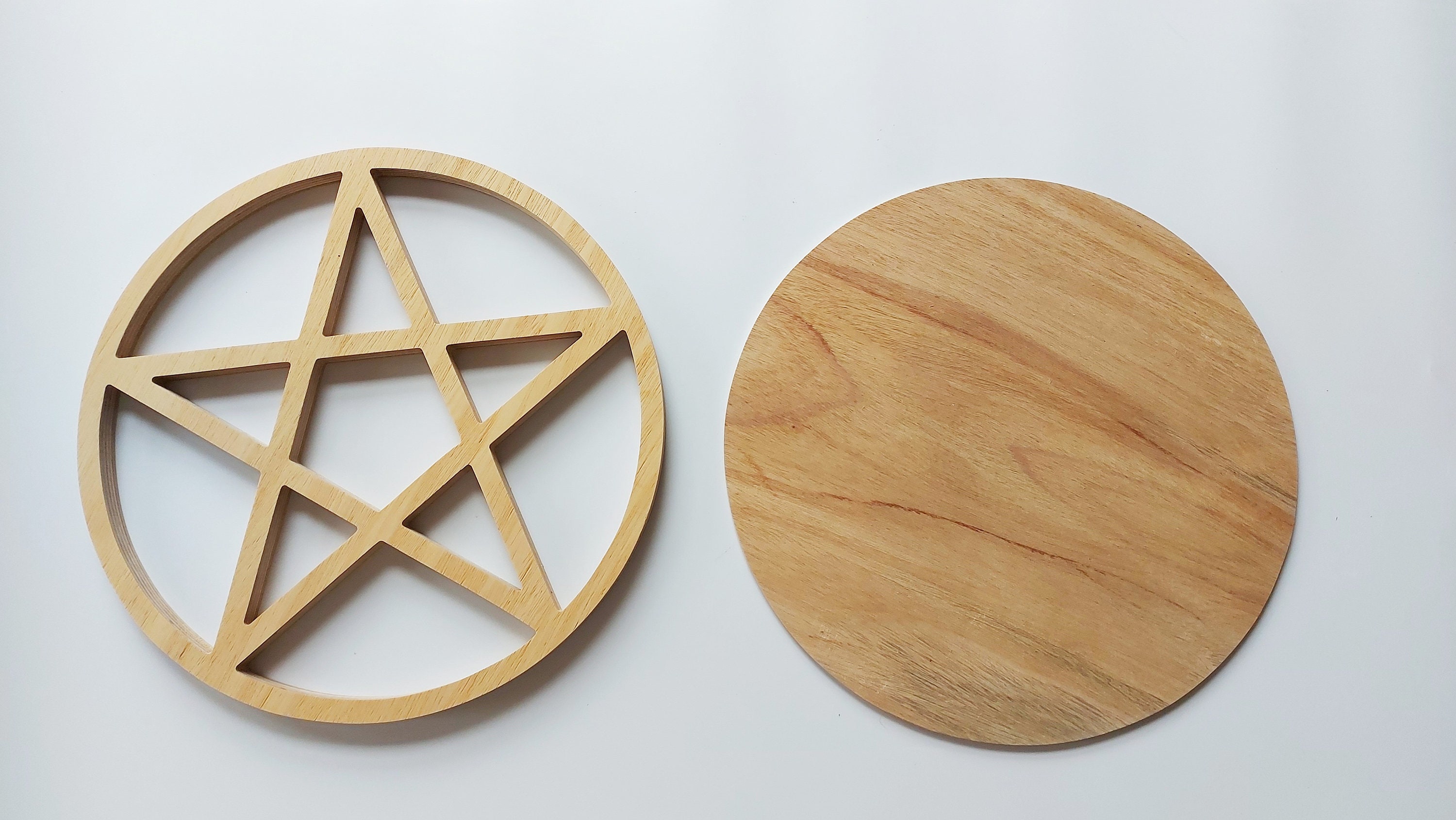 DXF Pentagram/ DXF Pentagram Shelf/ DXF Crystal Shelf/ Svg Pentagram ...