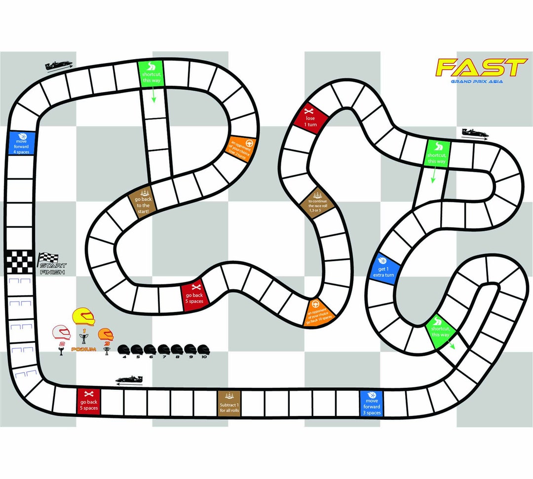 FAST – Grand Prix Asia: Exciting Printable Racing Game for Kids ...