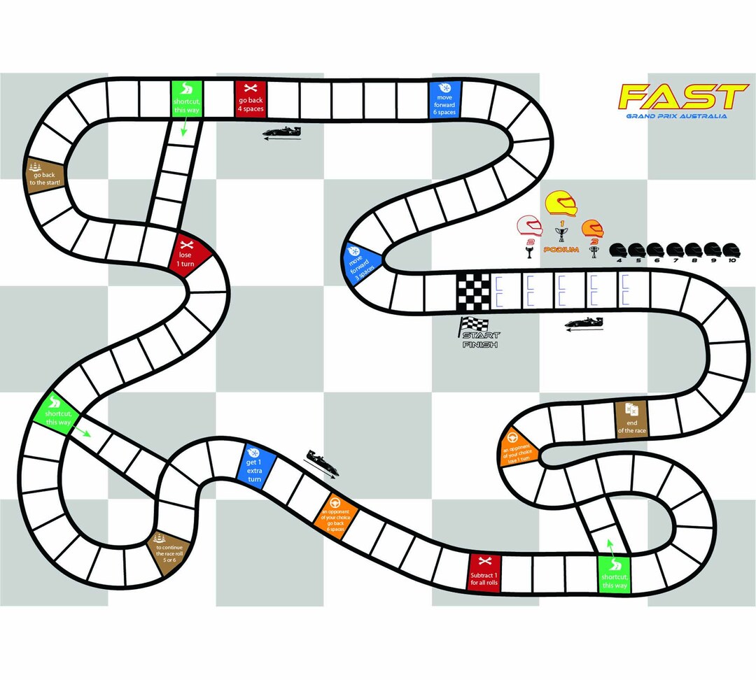 FAST – Grand Prix Australia: Printable Racing Challenge for Kids ...
