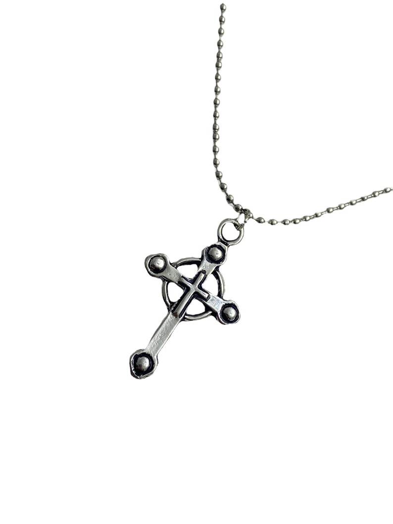 Y2k Cross Pendant-gothic Cross Pendant on Chain - Etsy