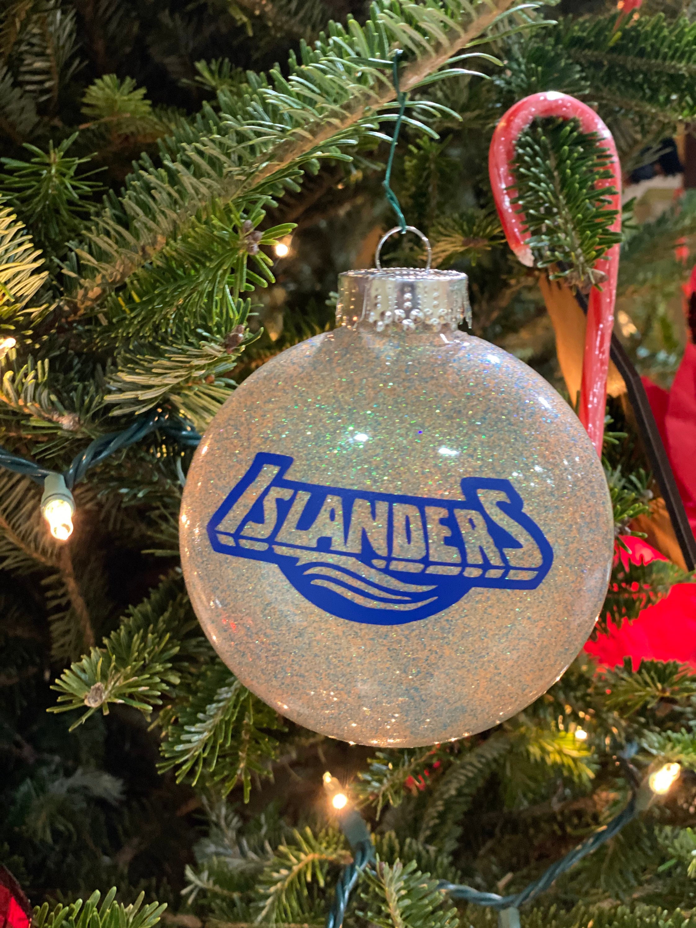 NY Islanders Disc Shaped Custom Christmas Ornament - Etsy