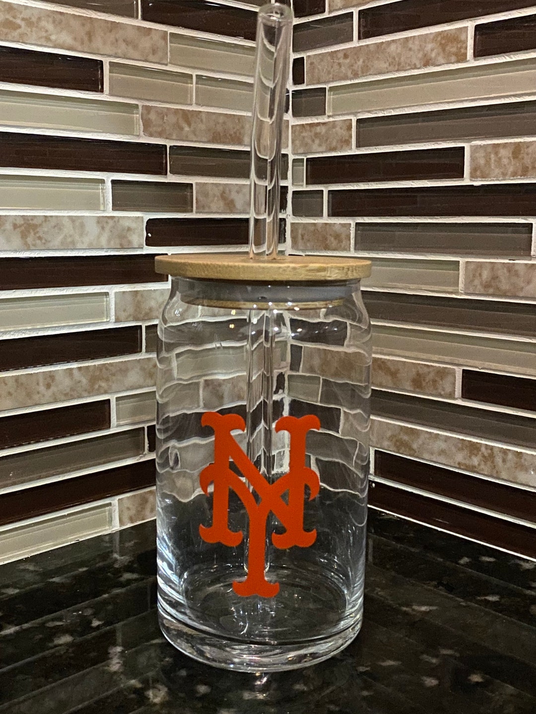 Mets 16oz Beer Can Style Drinking Glass - Etsy