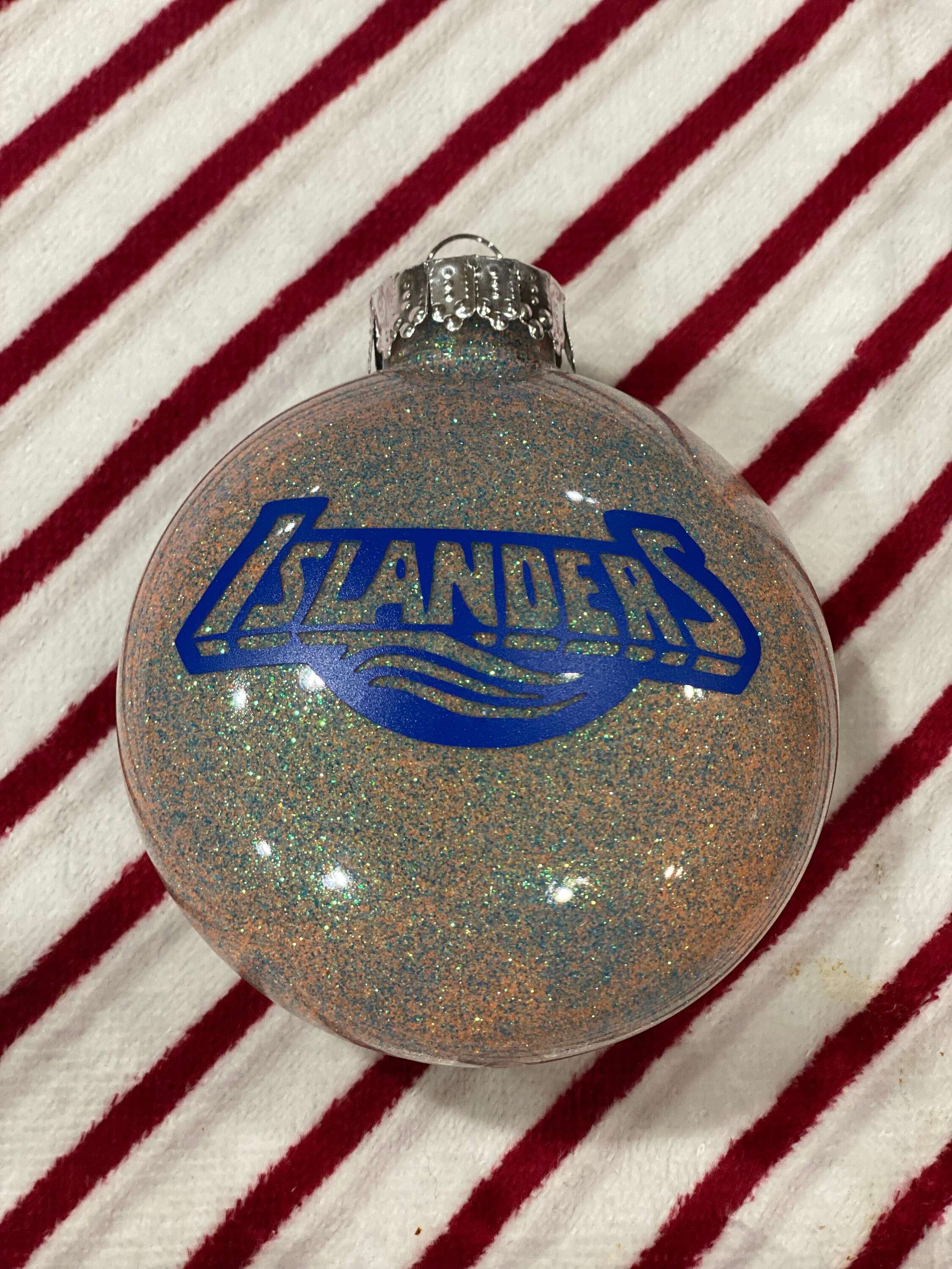 NY Islanders Disc Shaped Custom Christmas Ornament - Etsy